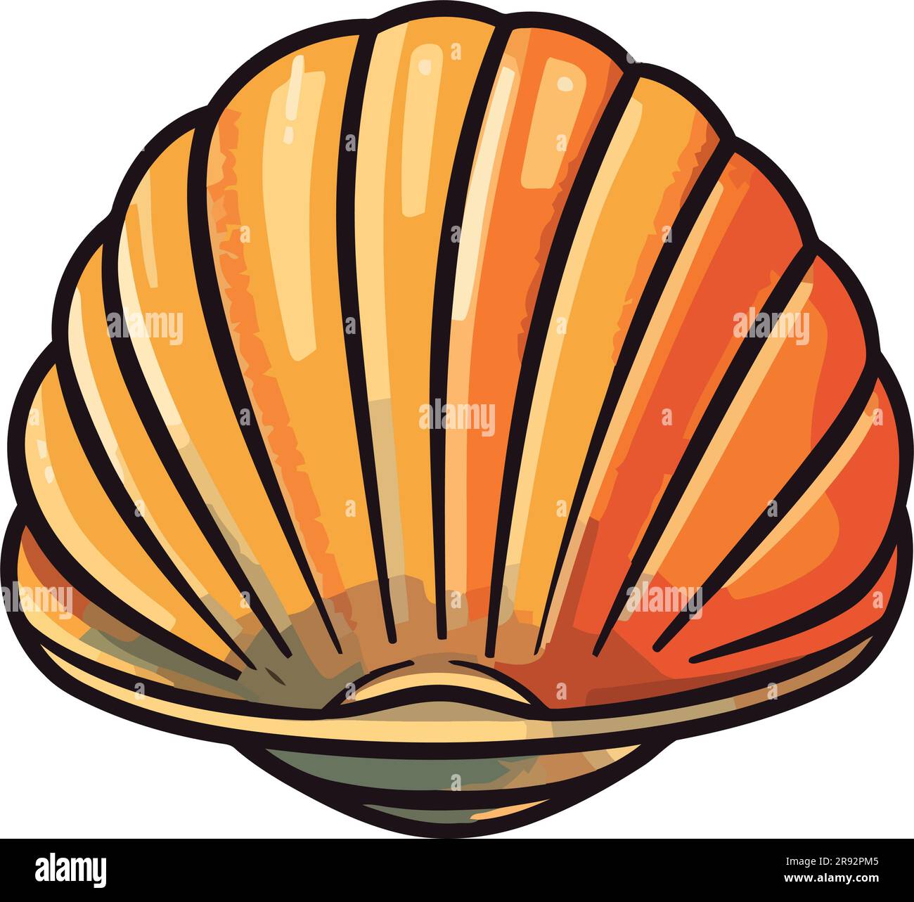 Closed Clam Shell Clip Art