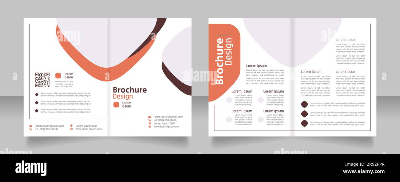 Machinery bifold brochure template design Stock Vector Image & Art - Alamy