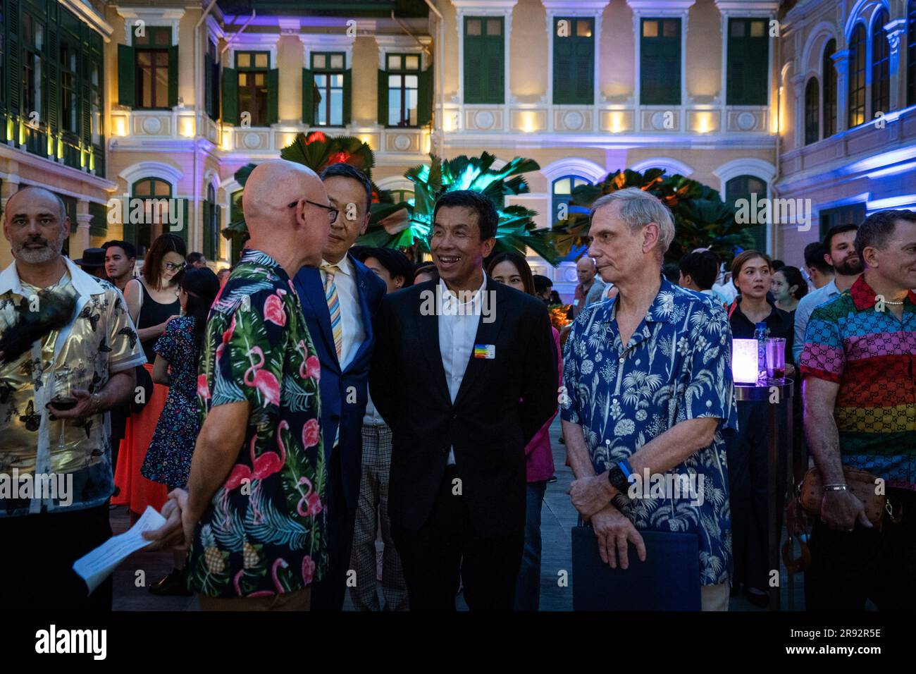 BANGKOK, THAILAND. JUNE 23- (Left to Right) British Ambassador to ...