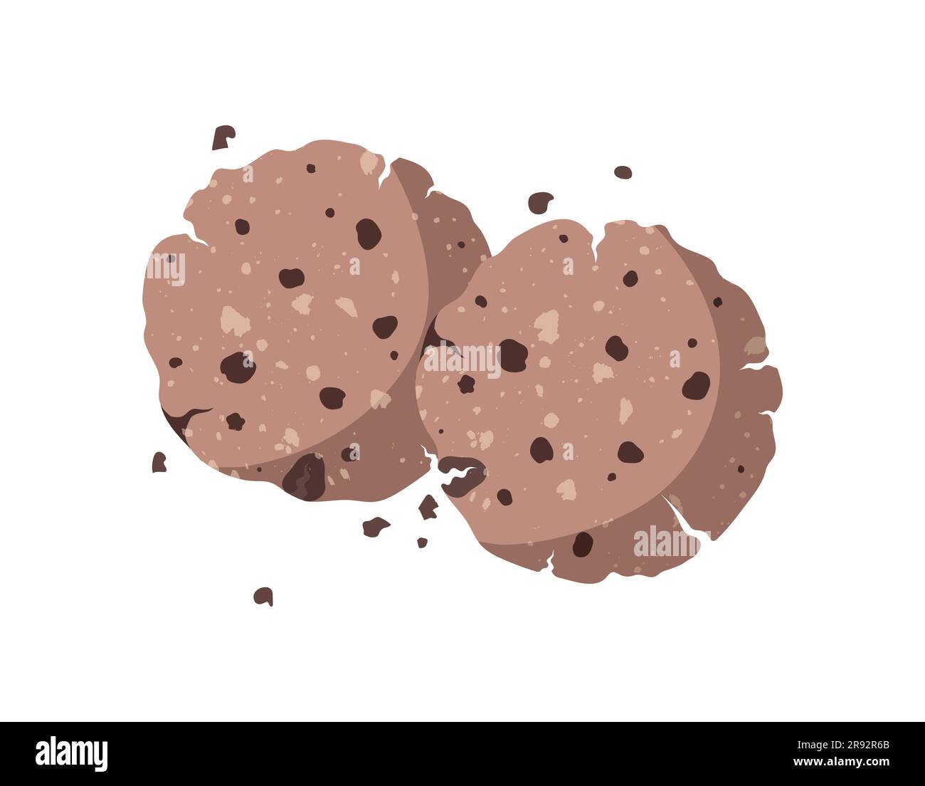 Lifestyle chocolate biscuit Stock Vector Images - Alamy