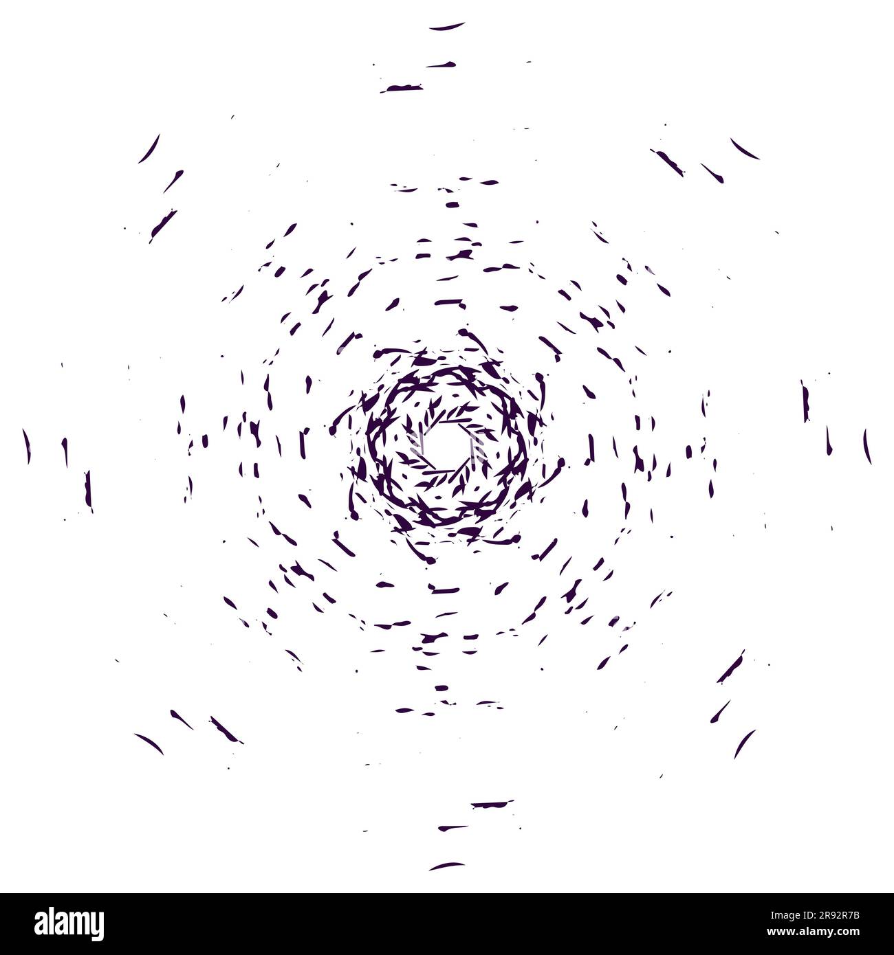 Abstract pattern Vector illustration Isolated on white background Stock ...