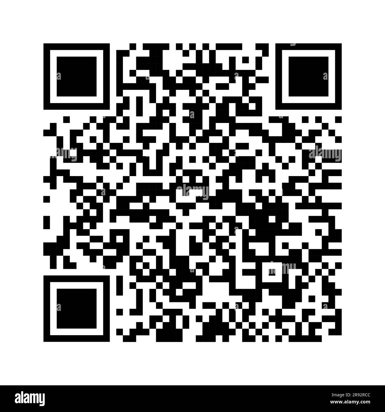 Black white QR code. Quick Response code. Marketing and inventory ...