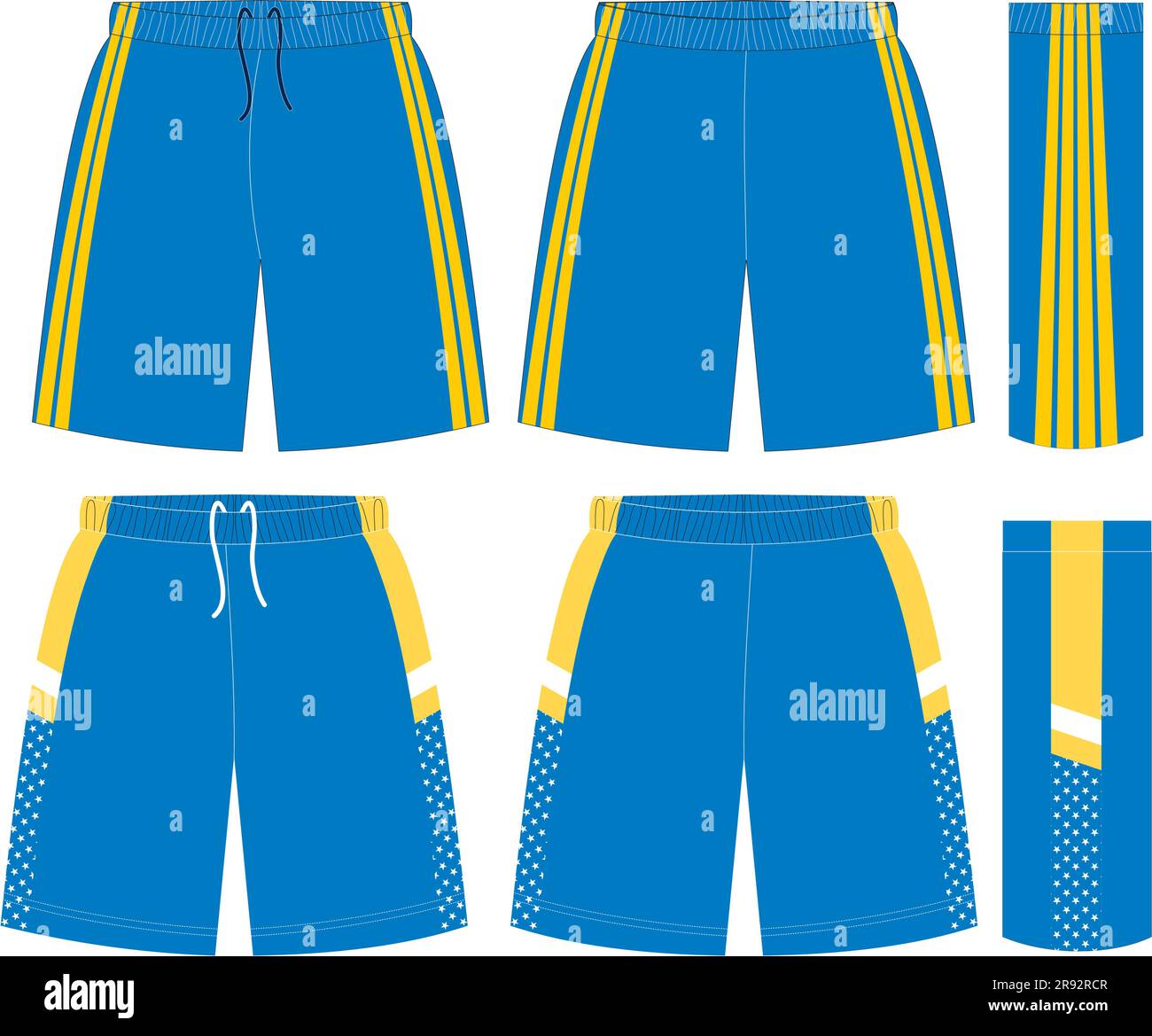 Basketball Shorts Mock ups Templates Stock Vector Image & Art - Alamy