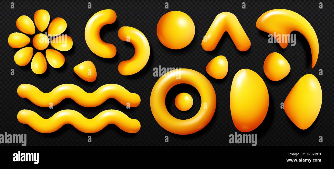 Golden liquid bubbles abstract Stock Vector Images - Alamy