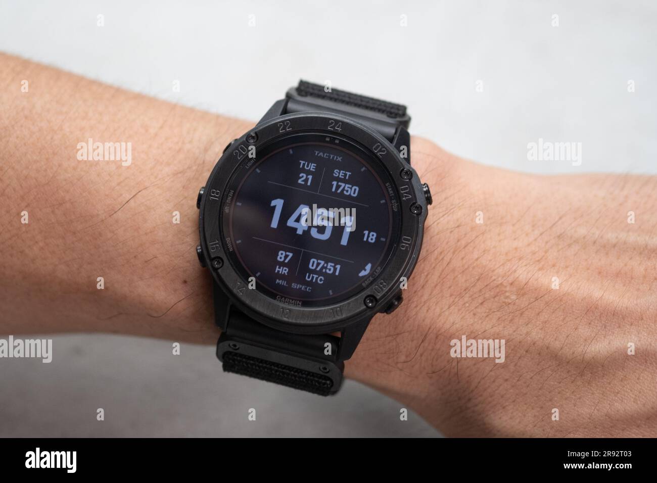 Ho Chi Minh city, Vietnam - June 2023. Garmin Tactics Delta Solar ...