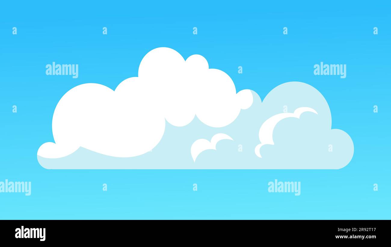 Sunset sky realistic cloud Stock Vector Images - Alamy
