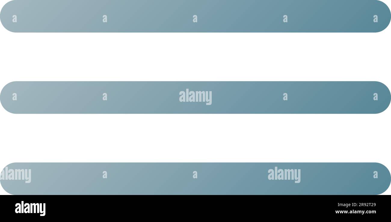 Hamburger menu button pixel perfect flat gradient two-color ui icon Stock Vector Image & Art - Alamy