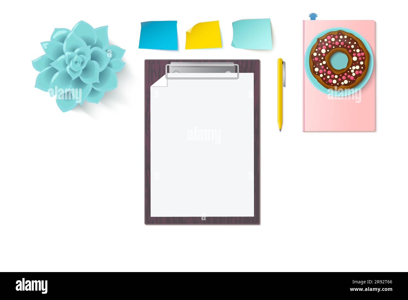 Desk home interior Cut Out Stock Images & Pictures - Alamy