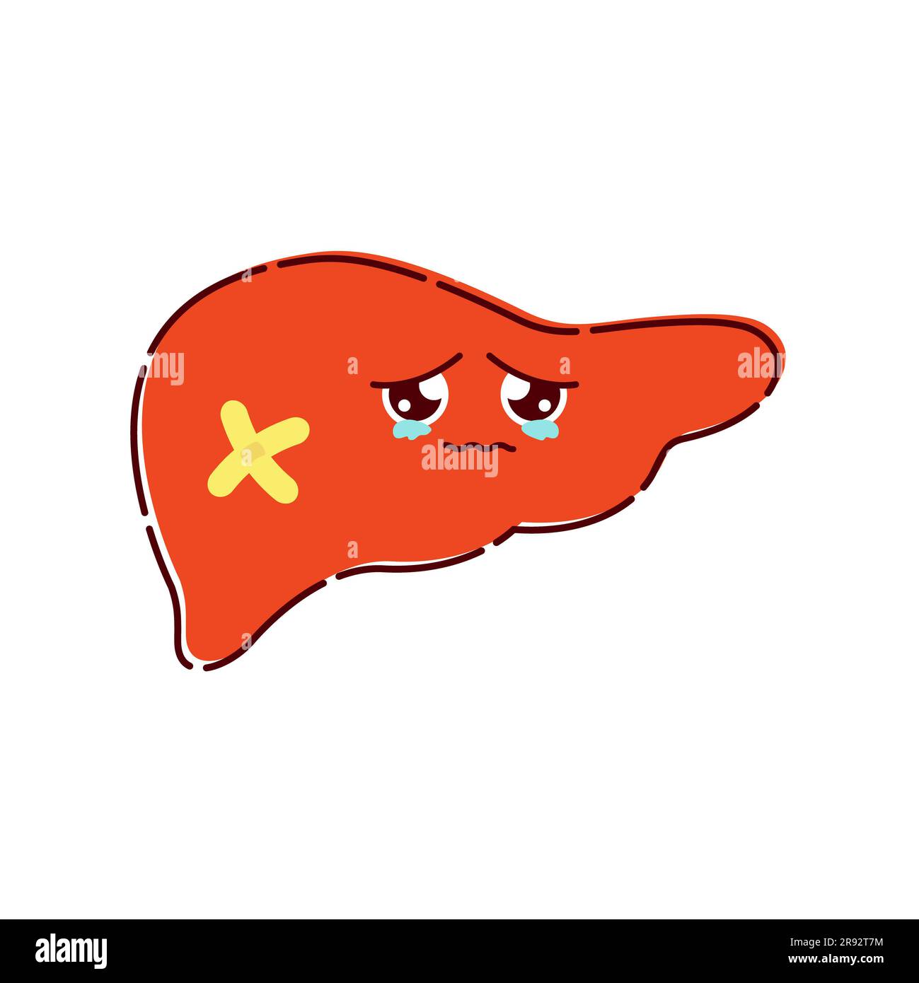 Liver disease, conceptual illustration Stock Photo - Alamy