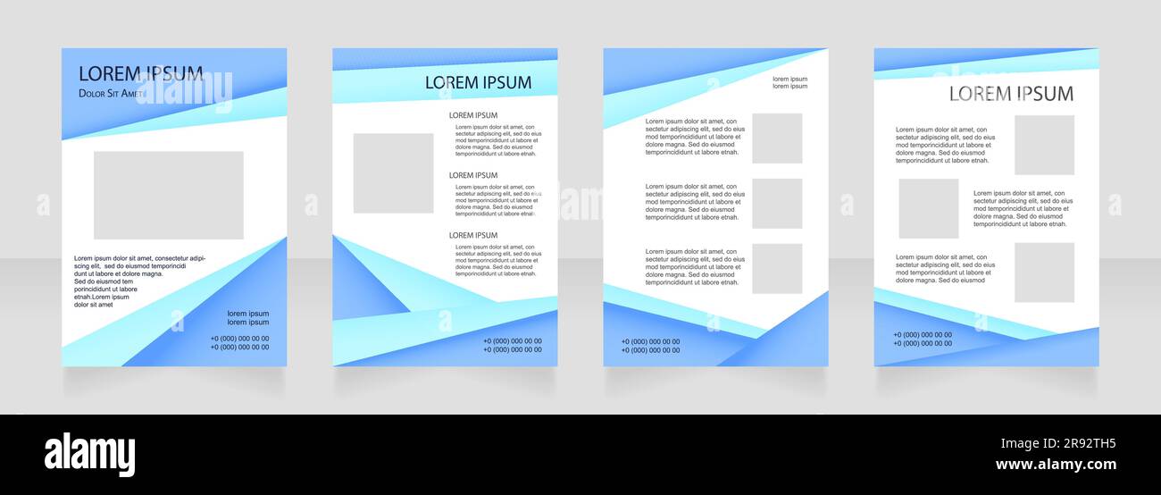 Printable newsletter layout Stock Vector Images - Alamy