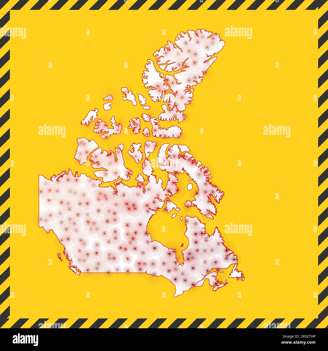 Canadian lockdown Stock Vector Images - Alamy