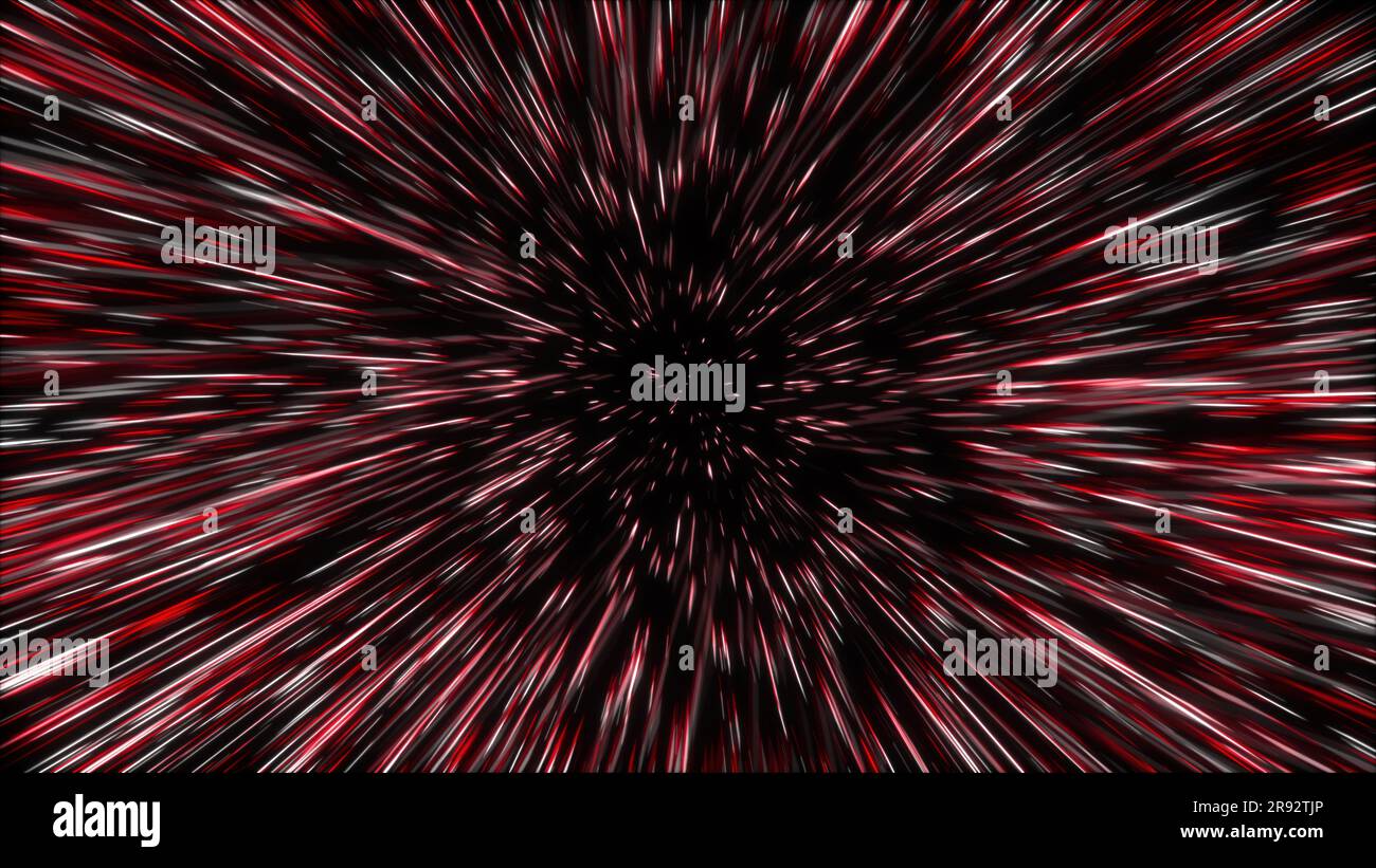 Abstract hyperspace background. Computer generated 3d render Stock ...