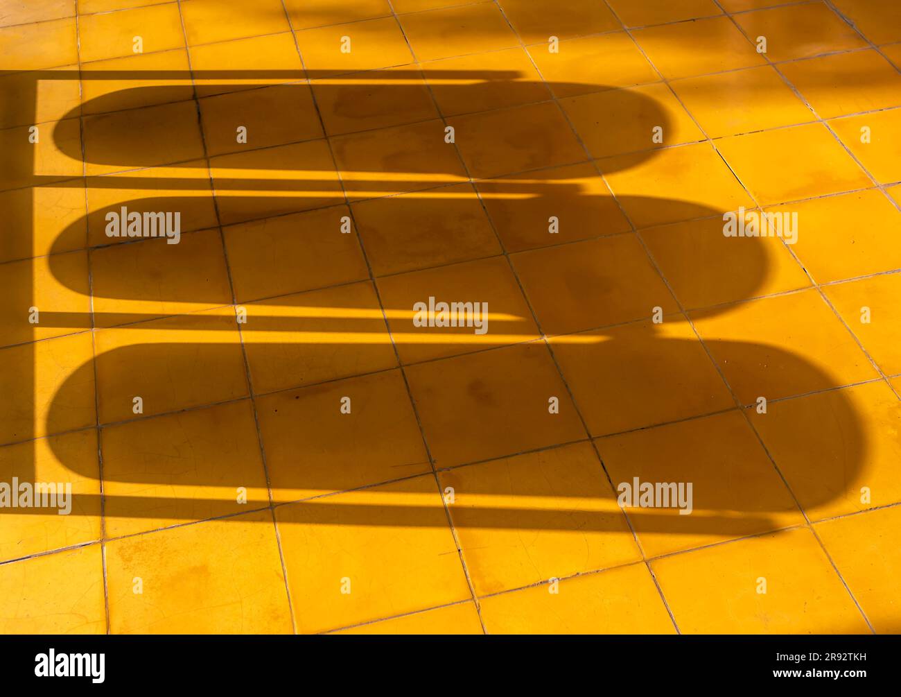 Light and shadow on the vintage floor Stock Photo - Alamy