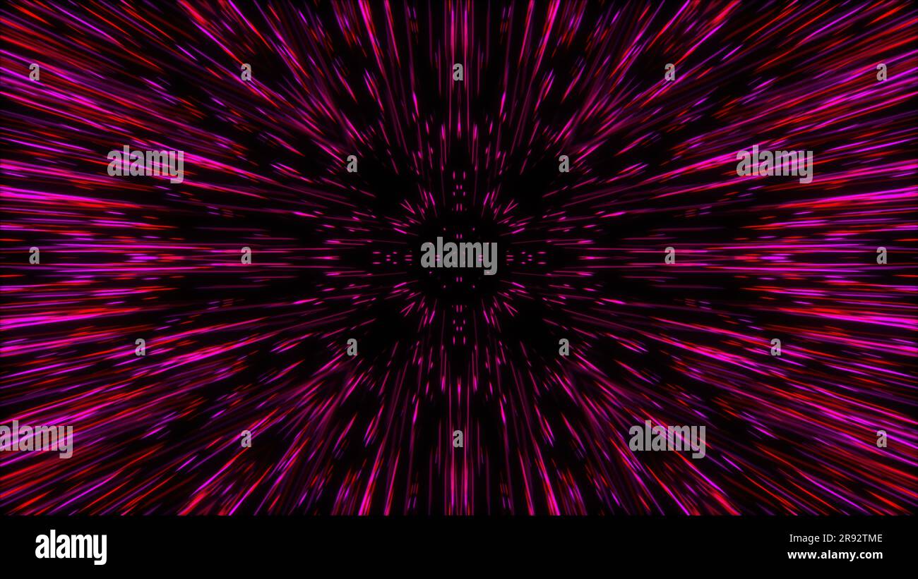 Abstract hyperspace background. Computer generated 3d render Stock ...