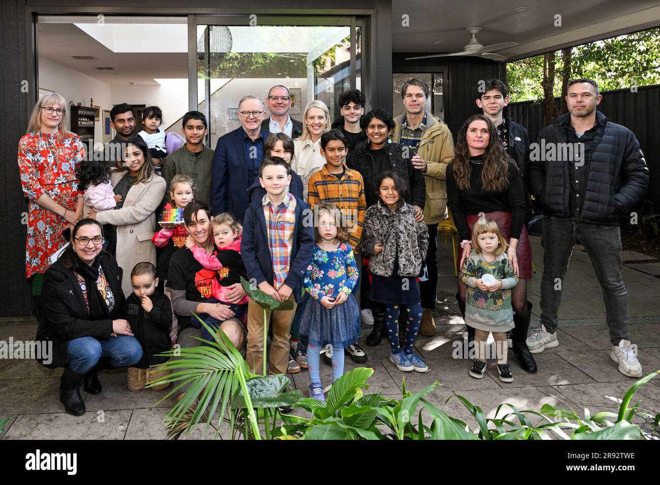 Sydney, Australia. 24th June, 2023. Australian Prime Minister Anthony Albanese and Georgie Dent ...
