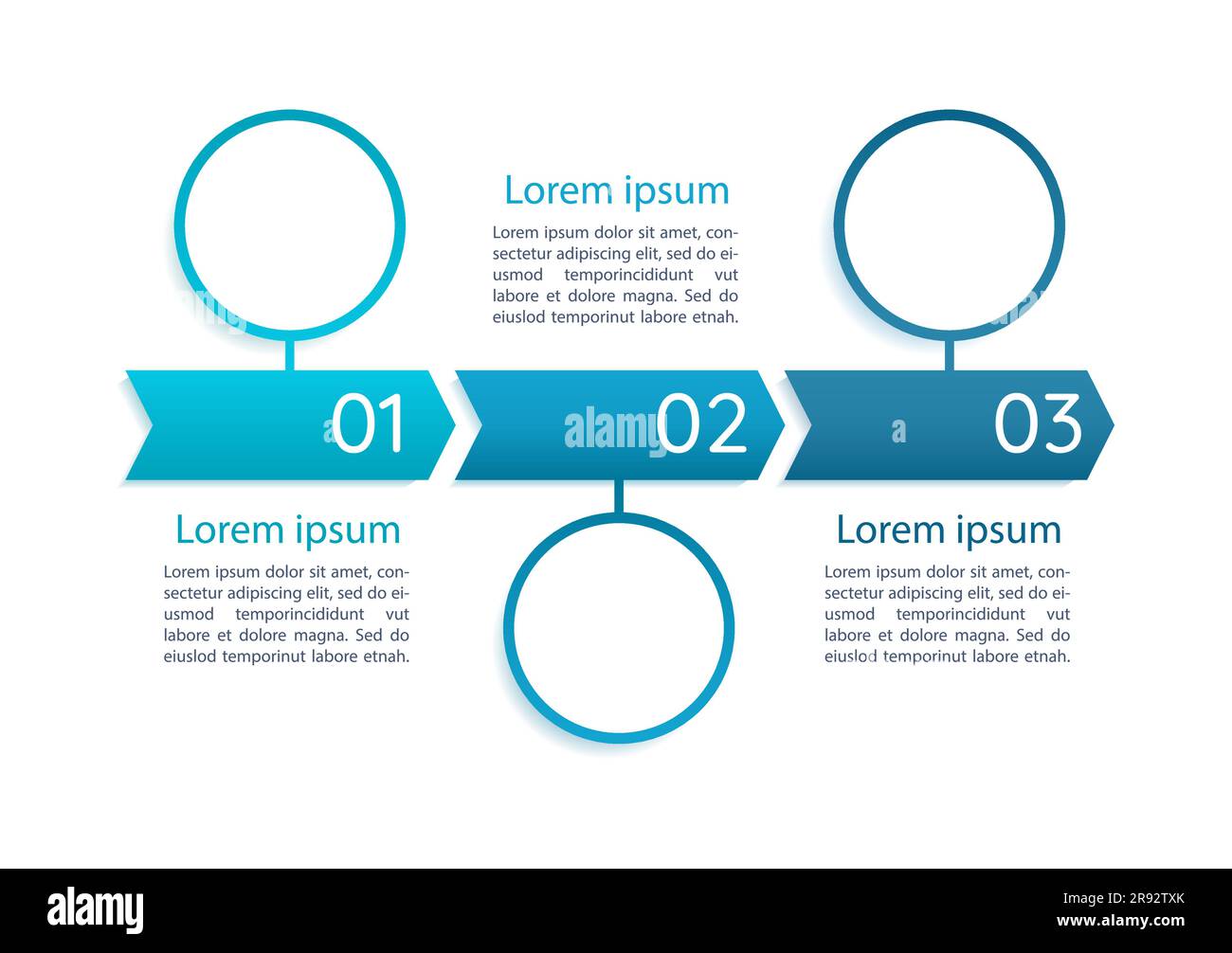 Business news blue infographic chart design template Stock Vector Image ...