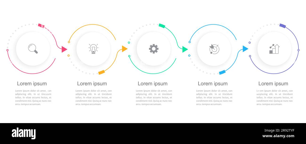 Growth opportunity infographic chart design template Stock Vector Image ...