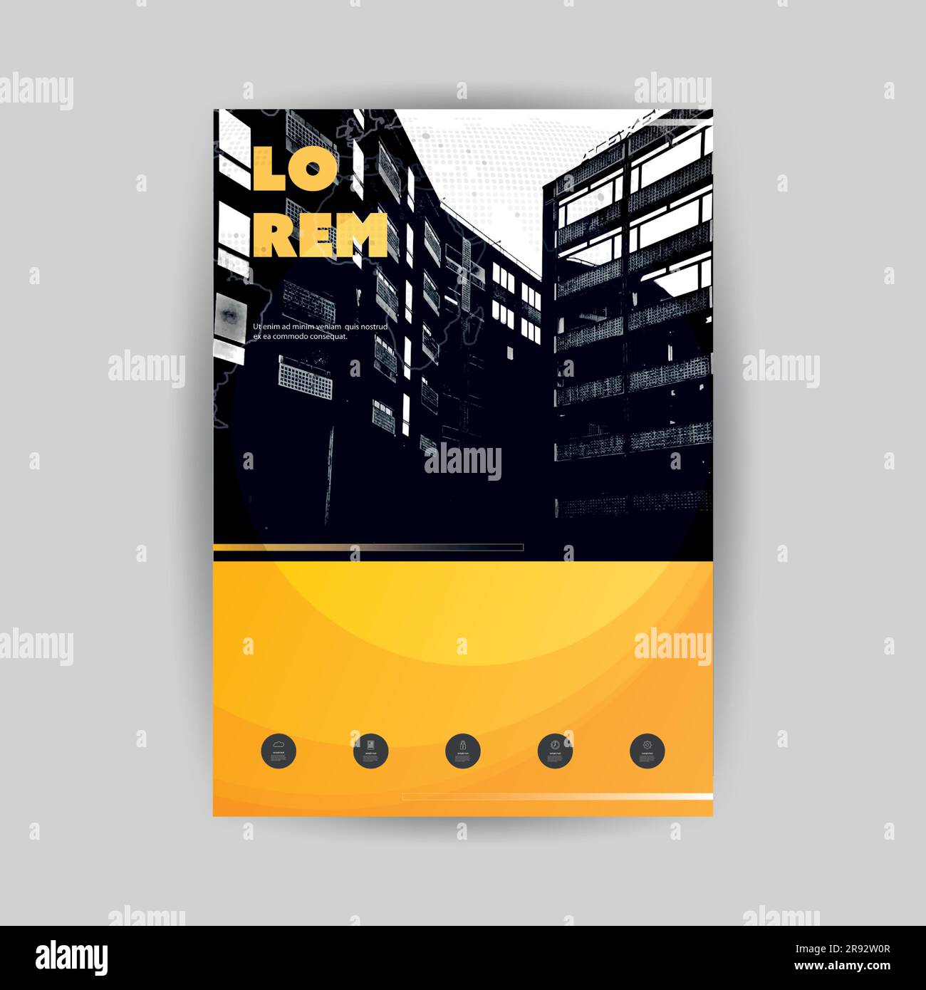 Modern Style Flyer or Cover Design for Your Business with Urban Theme ...