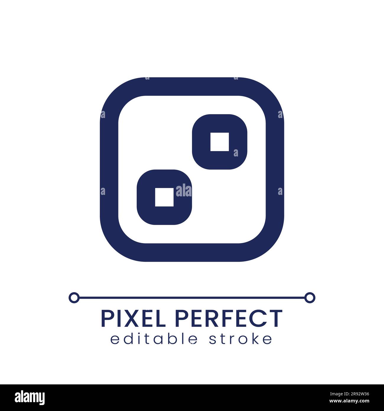 Pixelated Transition Effect Linear Ui Icon Stock Vector Image And Art Alamy