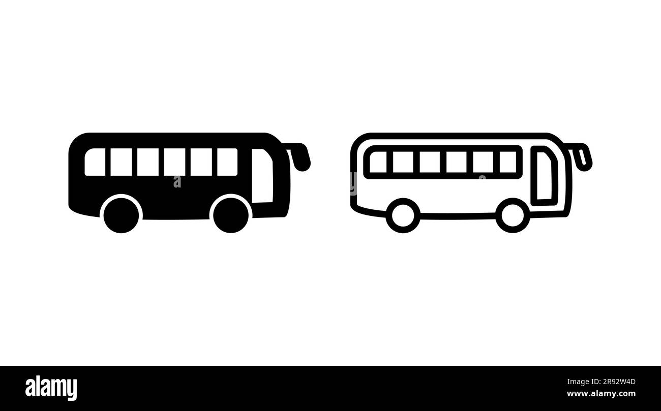 Bus icon vector. bus vector icon Stock Vector Image & Art - Alamy