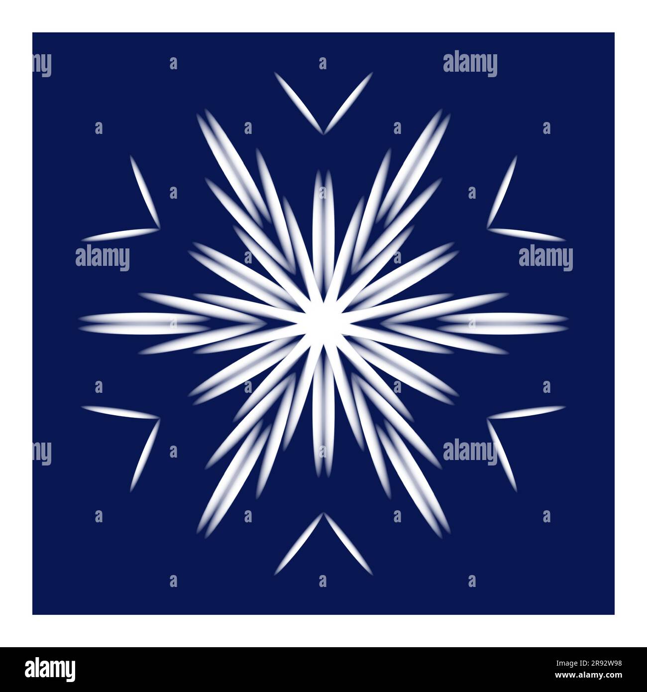 Snowflake Icon or design element Vector illustration Stock Vector Image ...