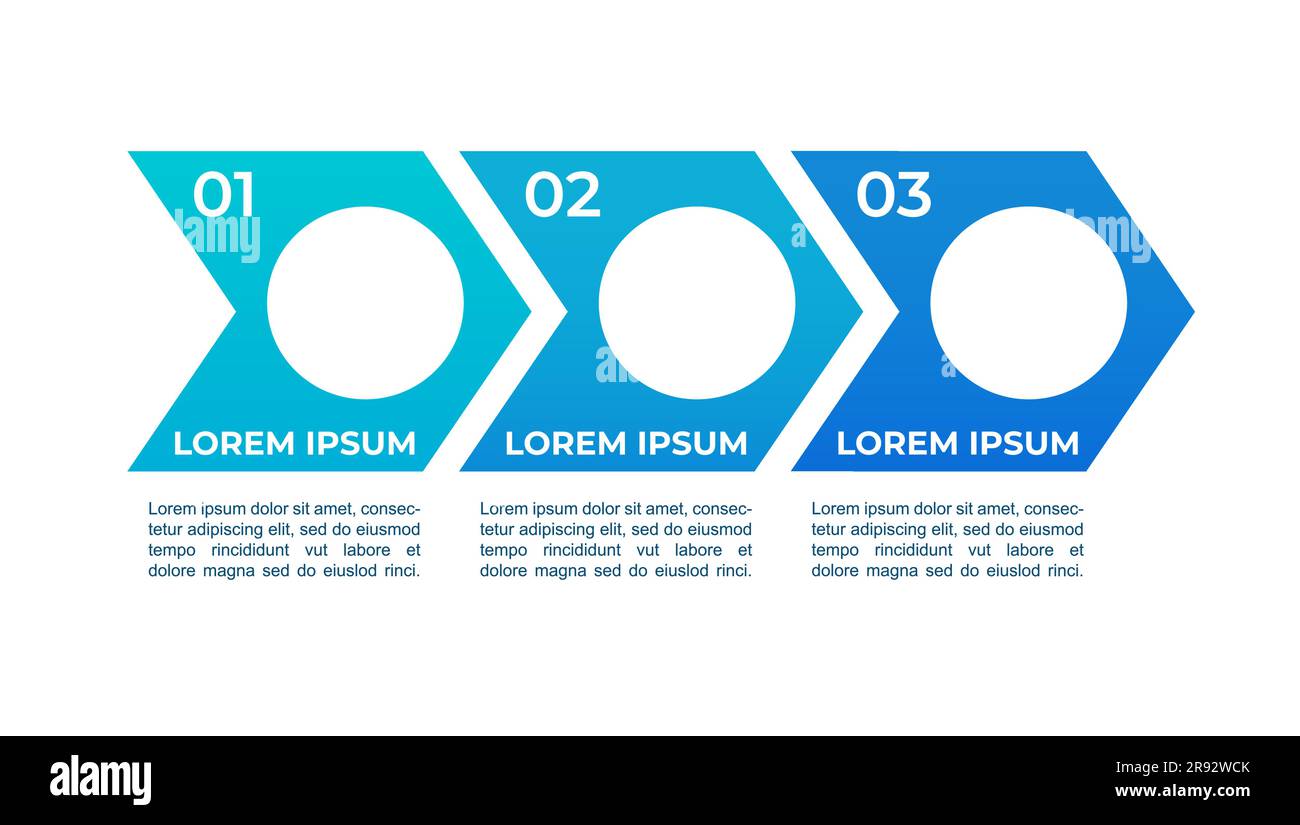 Marketing blue infographic chart design template Stock Vector Image ...