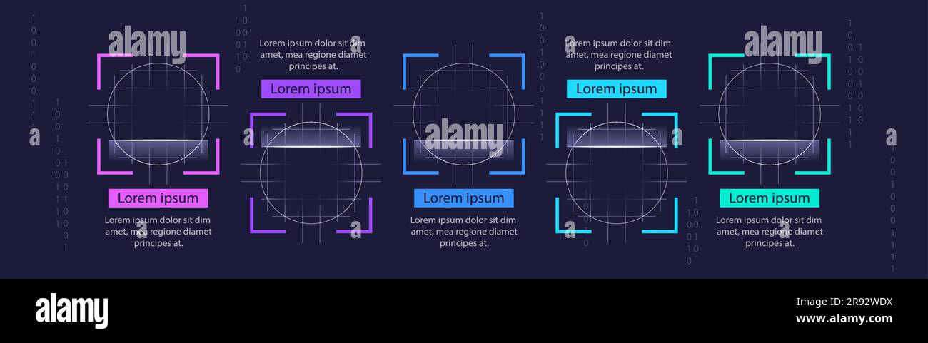 Scanning technology infographic chart design template Stock Vector ...