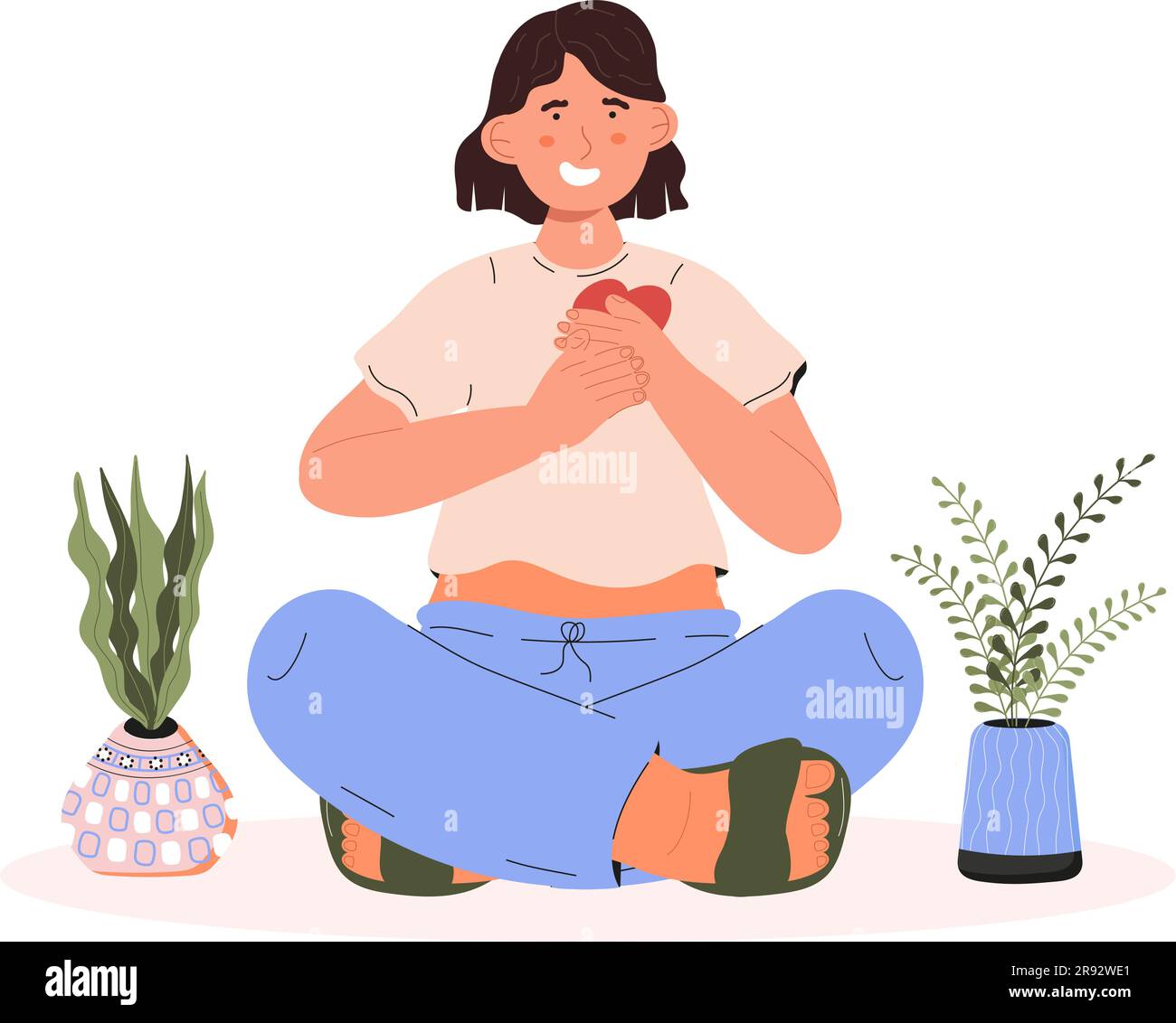 Portrait of generosity Stock Vector Images - Alamy