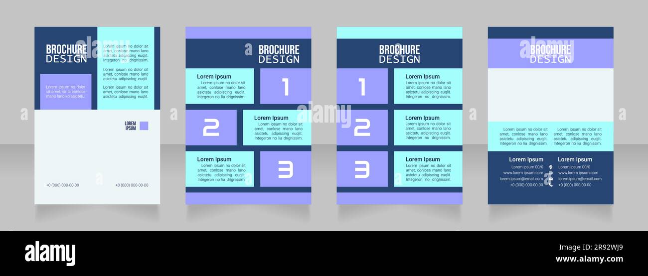 Apprenticeship program blank brochure design Stock Vector Image & Art ...