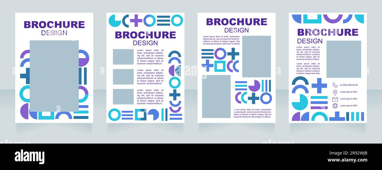 Arts and cultural festival blank brochure layout design Stock Vector ...