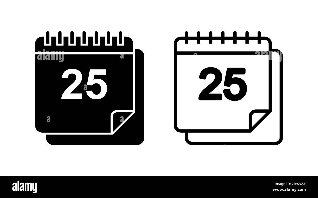 calendar icon vector. Calender symbol Stock Vector Image & Art - Alamy