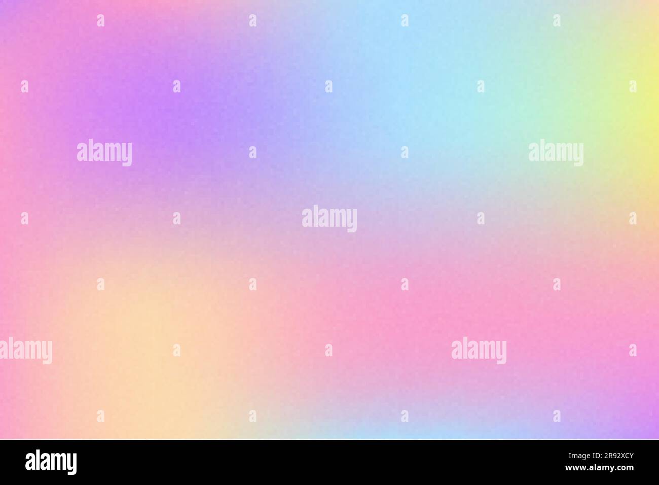 Holographic gradient textured background. Noisy light rainbow gradation ...