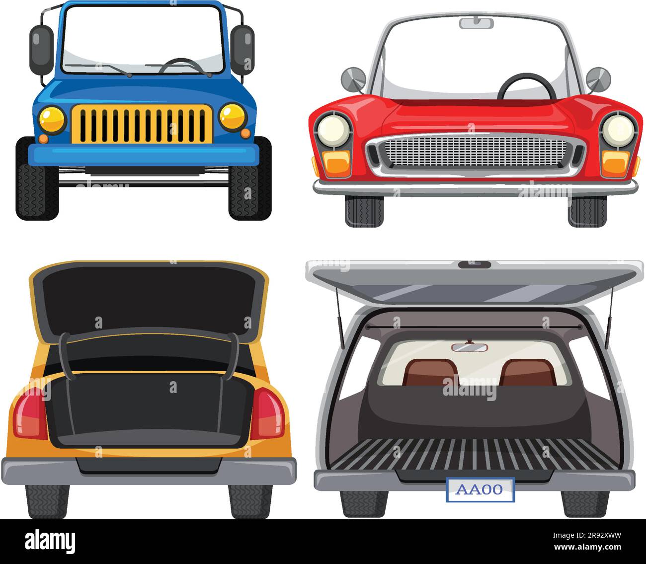 Grille view Stock Vector Images - Alamy