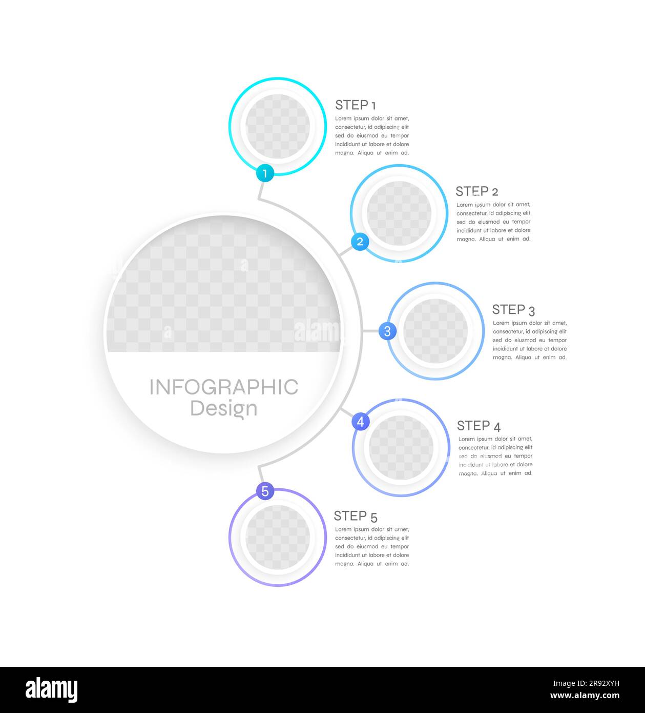 Project management infographic chart design template Stock Vector Image ...