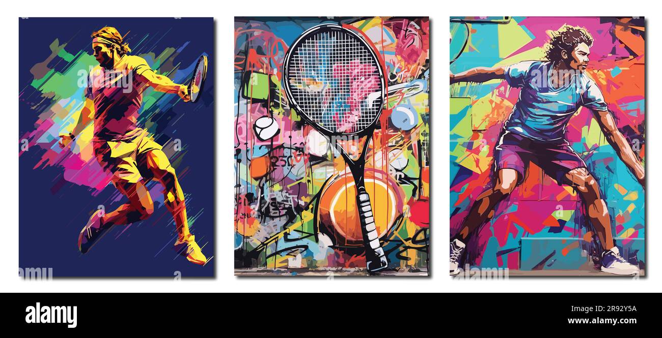Vintage badminton posters hi-res stock photography and images - Alamy