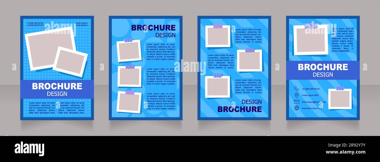 Sports club opening blank brochure design Stock Vector Image & Art - Alamy