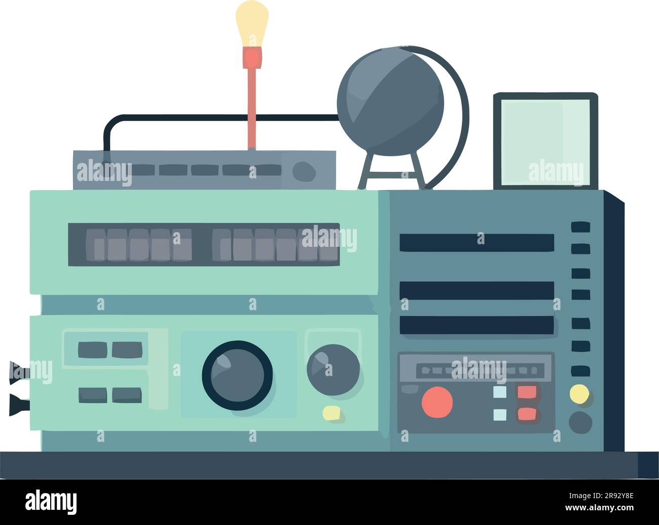 Control de audio Stock Vector Images - Alamy