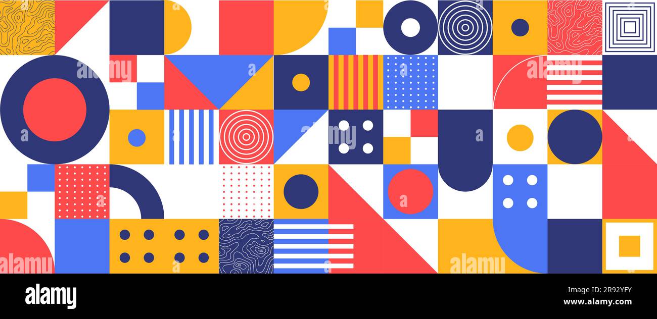 Neo Modernism Artwork. Vector graphic for patterns. 20's inspired ...