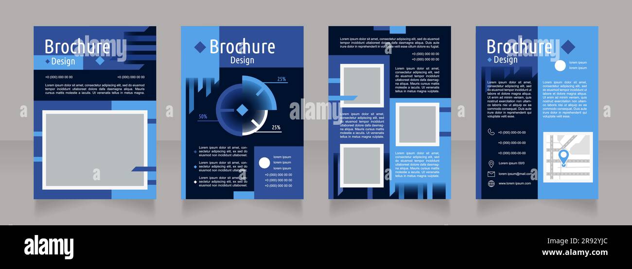 Blank Brochure Design Templates