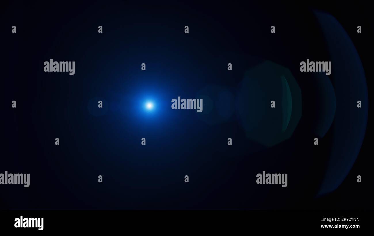 Vivid blue area with gentle gradient in center and glowing spots in ...