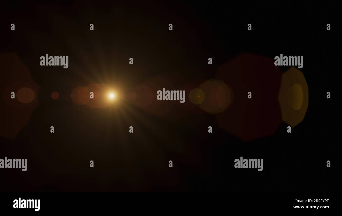 Orange Optical Flare