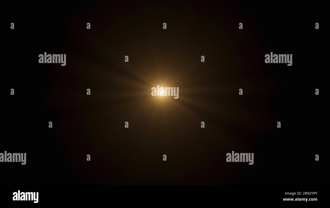 Orange area with gentle gradient in center and many beams in various ...