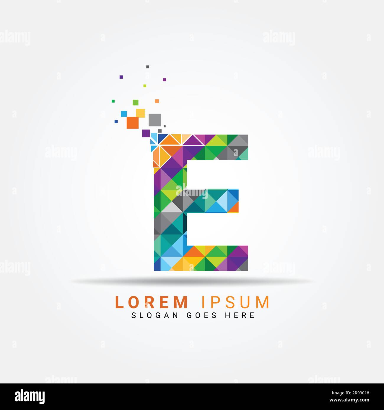 Logo letter e hi-res stock photography and images - Alamy