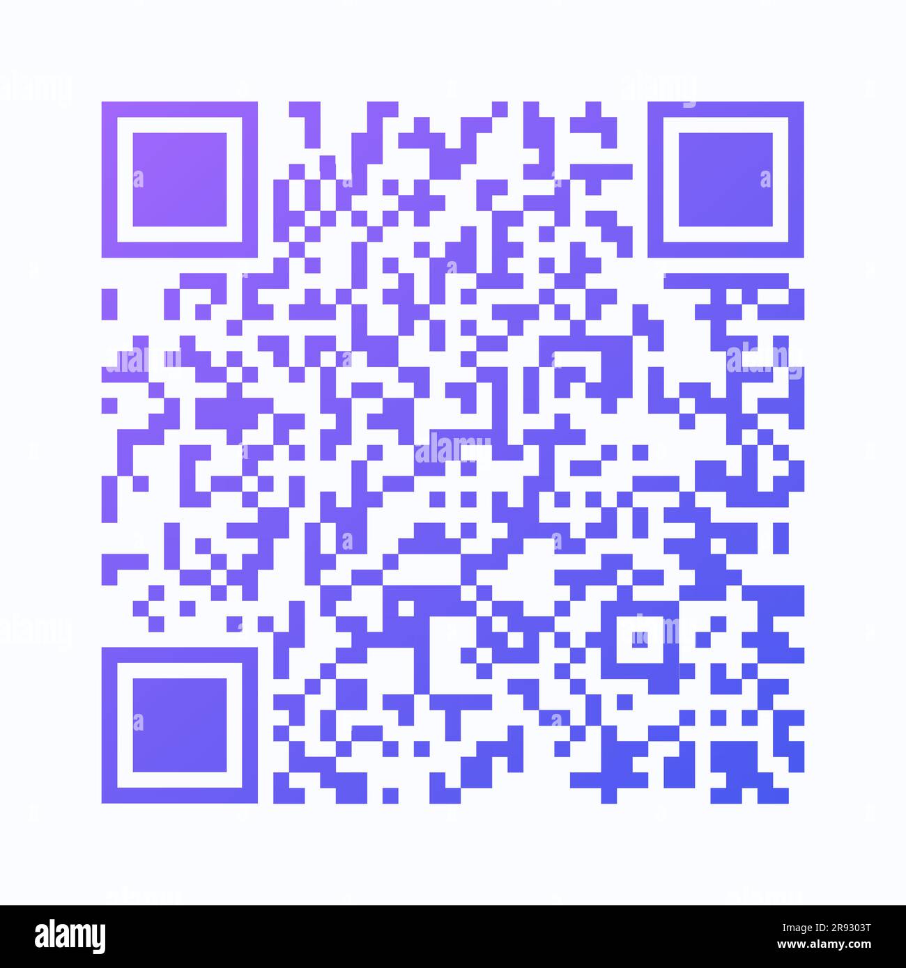 Gradient QR code. Quick Response code. Marketing and inventory ...