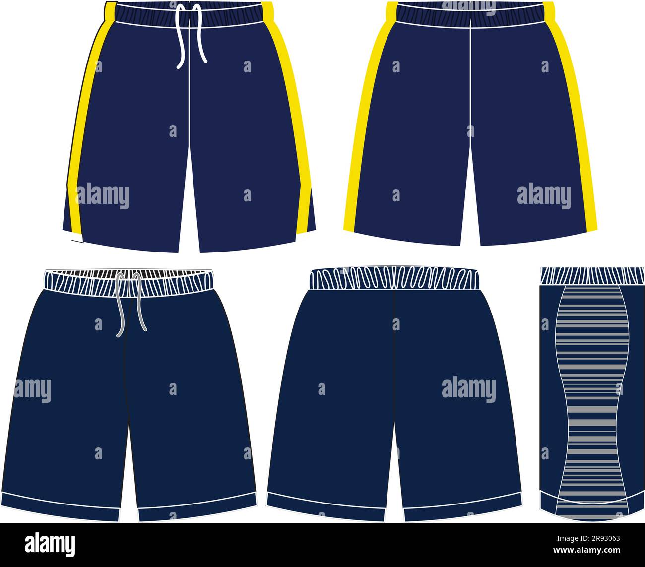 Basketball Shorts Mock ups Templates Stock Vector Image & Art - Alamy