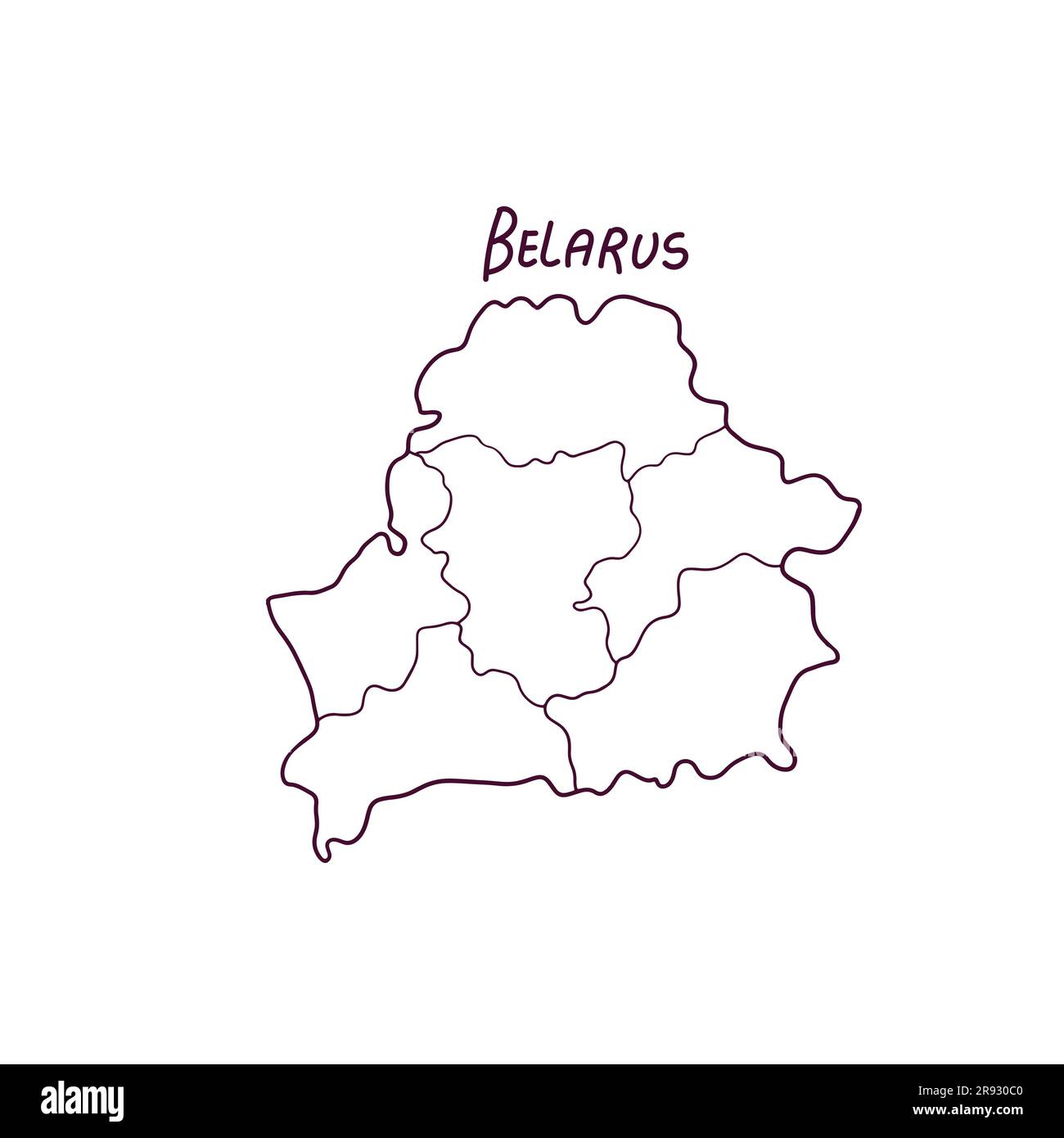 Hand drawn belarus hi-res stock photography and images - Alamy