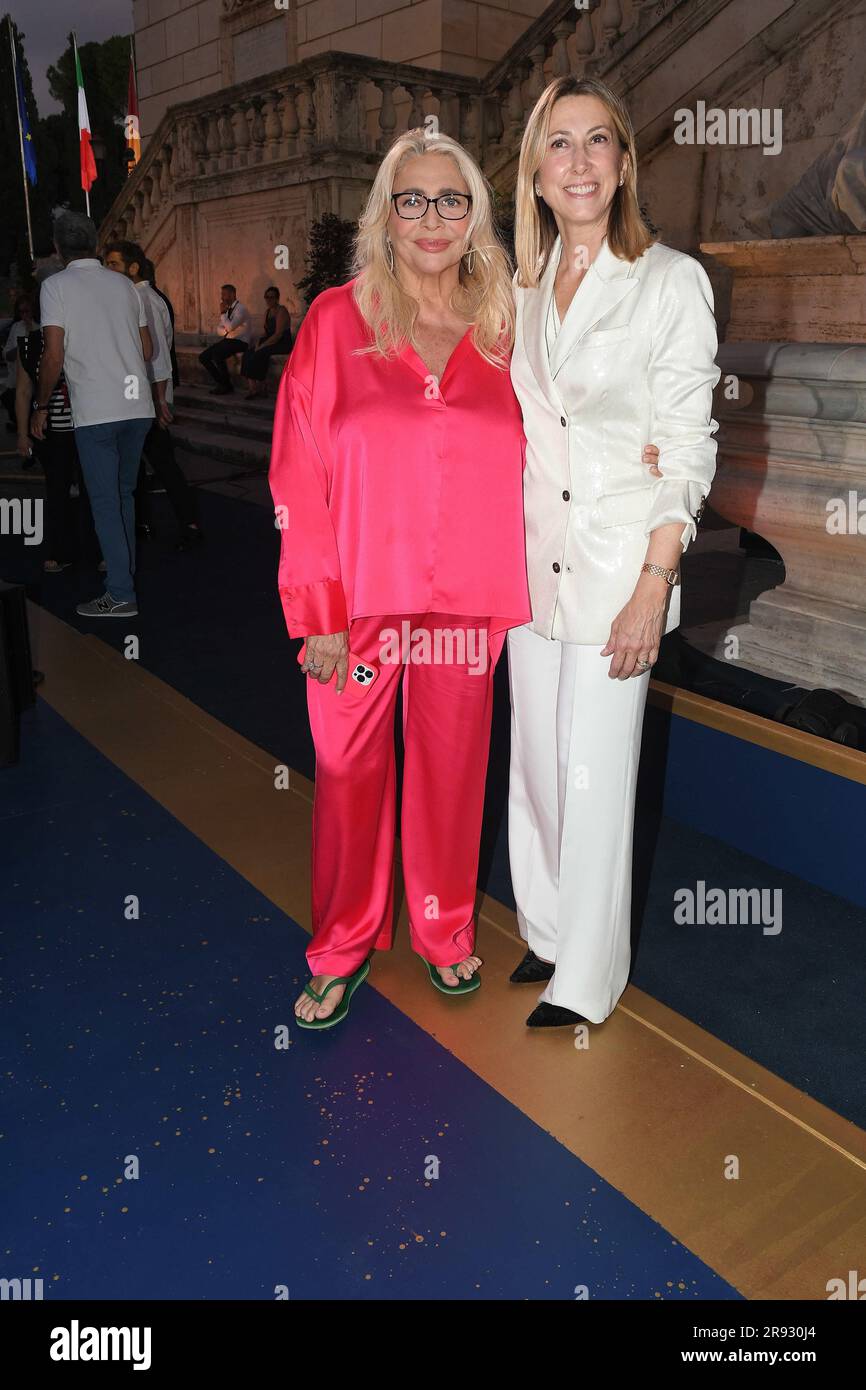 Rome, Italy. 23rd June, 2023. Rome, Piazza del Campidoglio Biagio Agnes ...