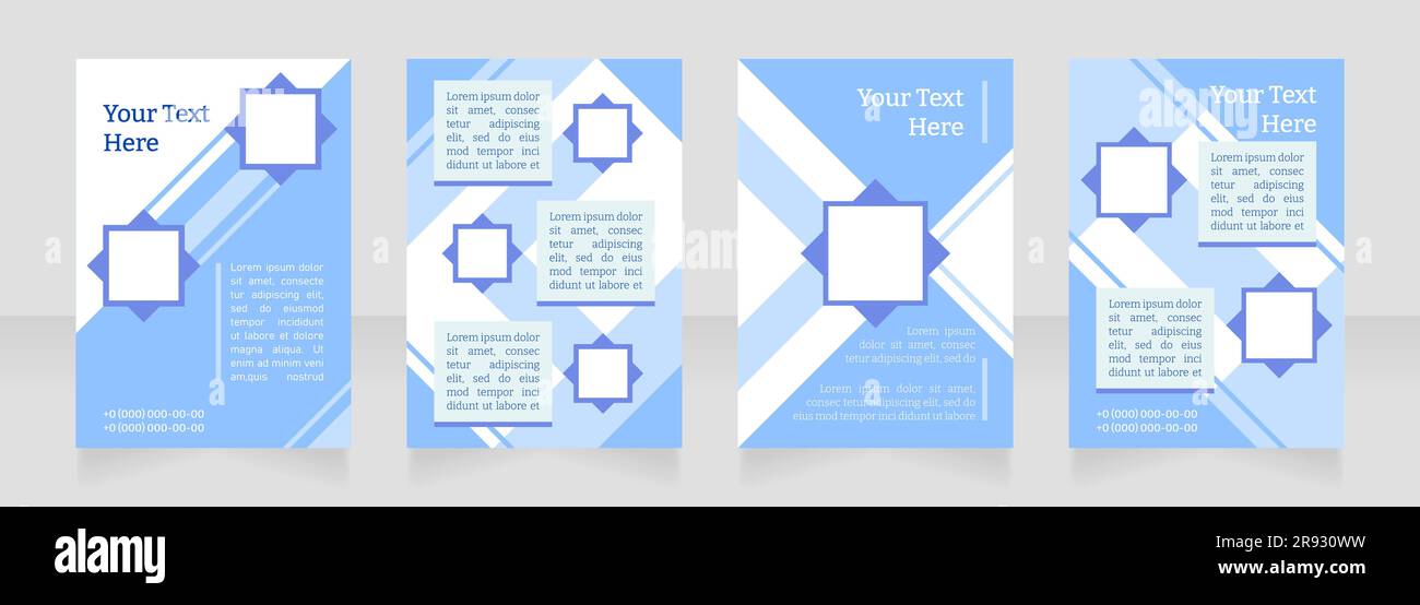 Promoting product offering blank brochure layout design Stock Vector ...
