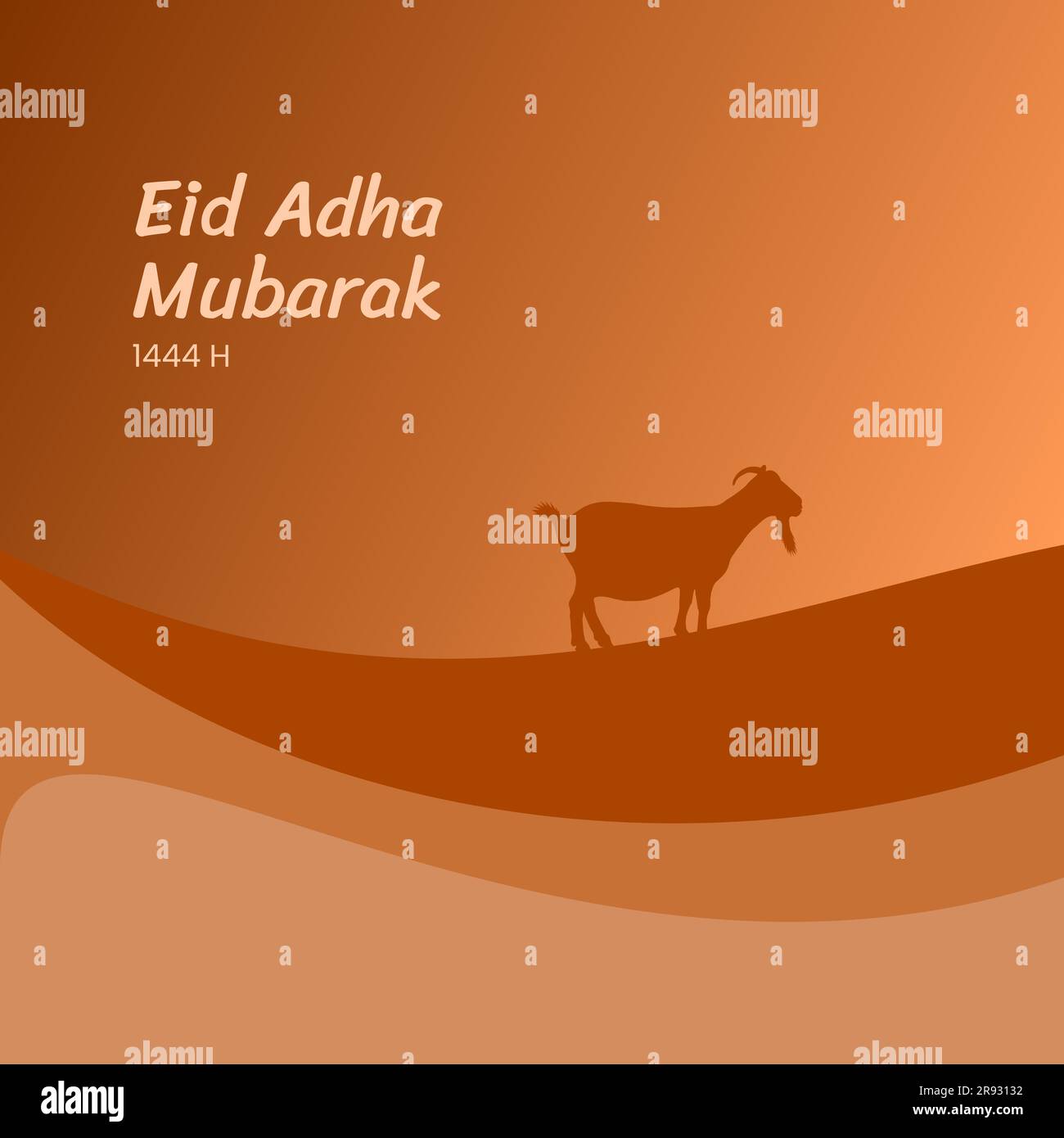 Eid Adha banner design vector illustration. Islamic and Arabic ...