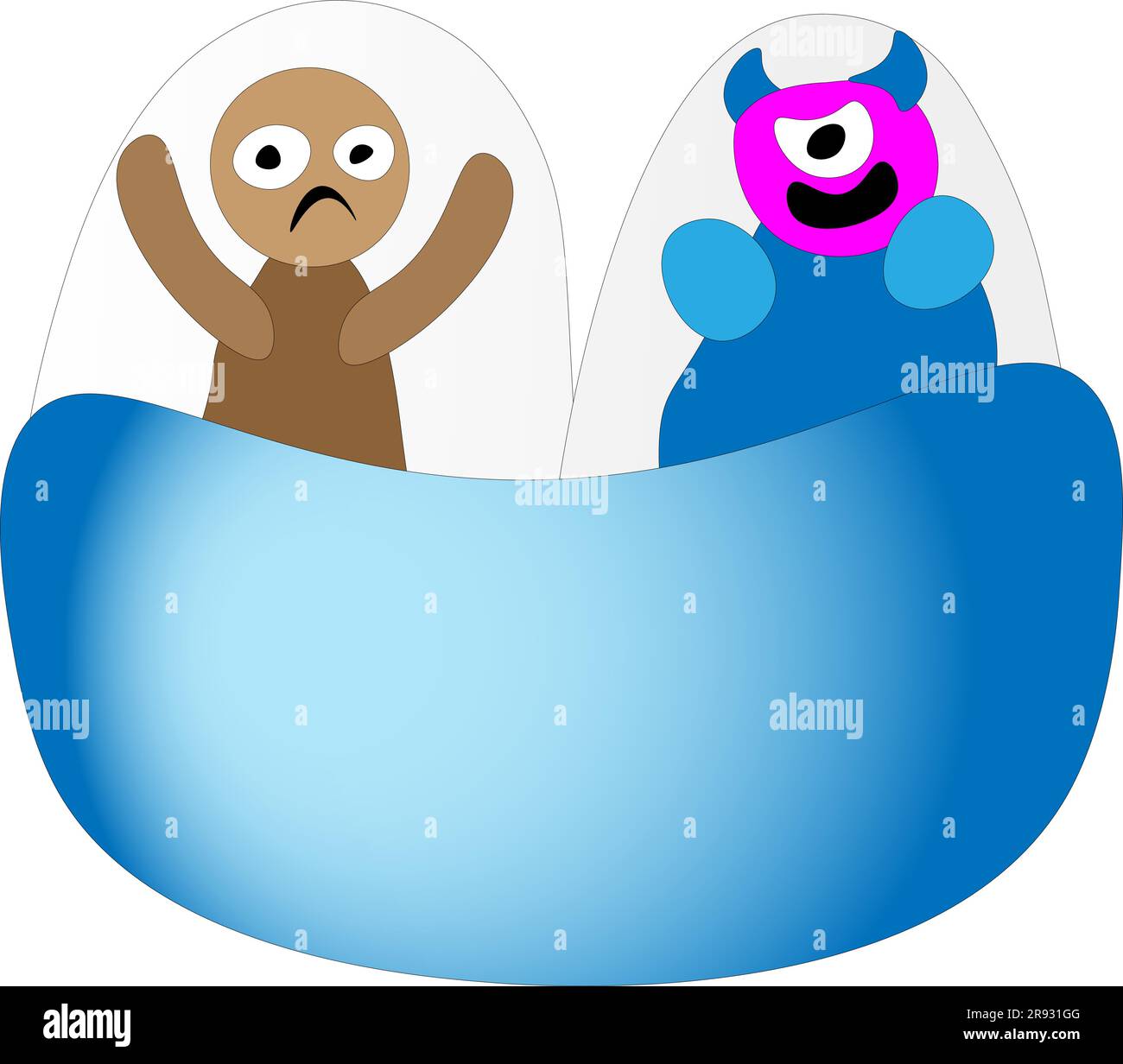Funny Easter eggs, children's drawing. Vector illustration Stock Vector ...